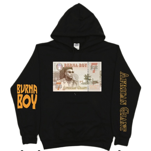 Sweaters | Burna Boy African Giant Hoodie Rap Hip Hop Culture S5xl New ...